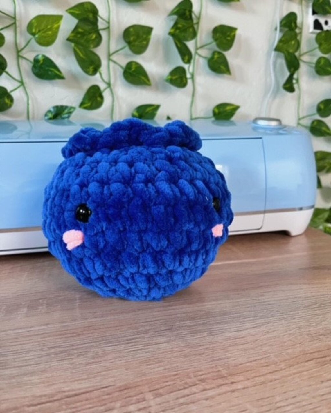 Blueberry Plushie - Etsy