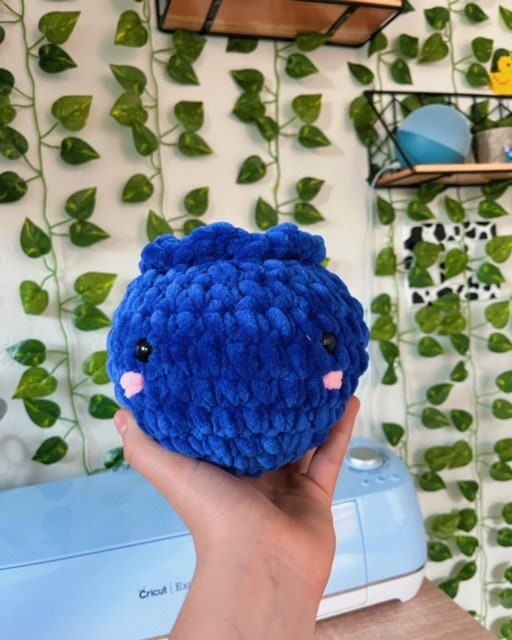 Blueberry Plushie - Etsy
