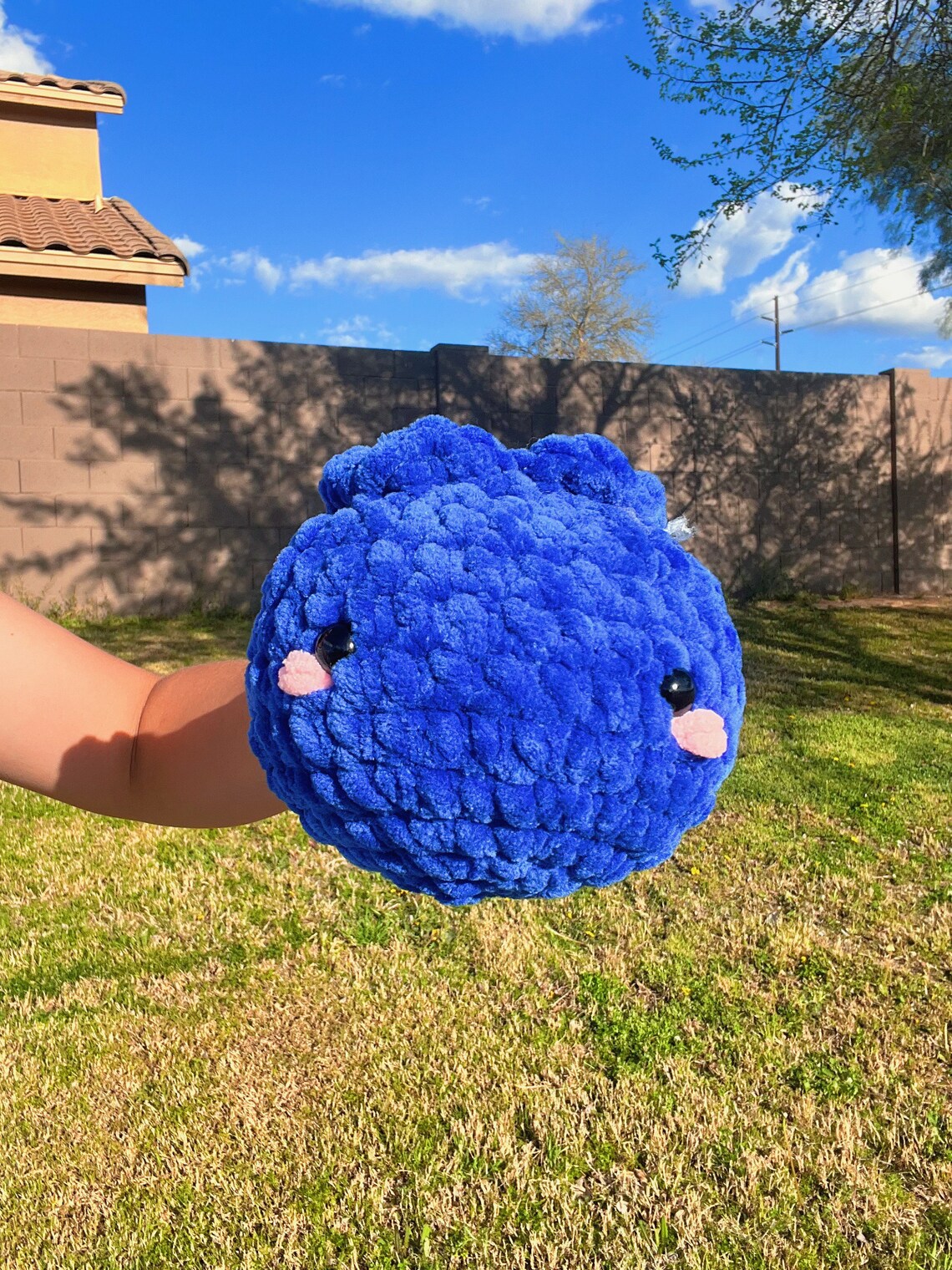 Blueberry Plushie - Etsy