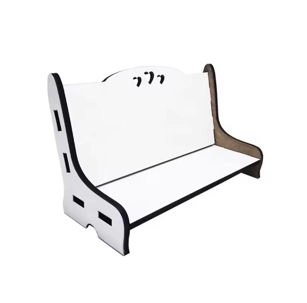 Sublimation Blank Bench With Hearts for Valentine or Memorial Memories ...