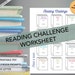 Printable Book Challenge PDF | Reading Challenge 12 Book Prompts ...