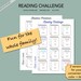 Printable Book Challenge PDF | Reading Challenge 12 Book Prompts ...