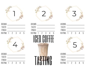 BOURBON Tasting Mat Printable Instant Download - Etsy