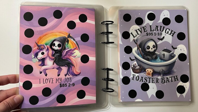 Spooky Szn Savings Challenge Book, 20 A5 Sized Scratch off Savings ...
