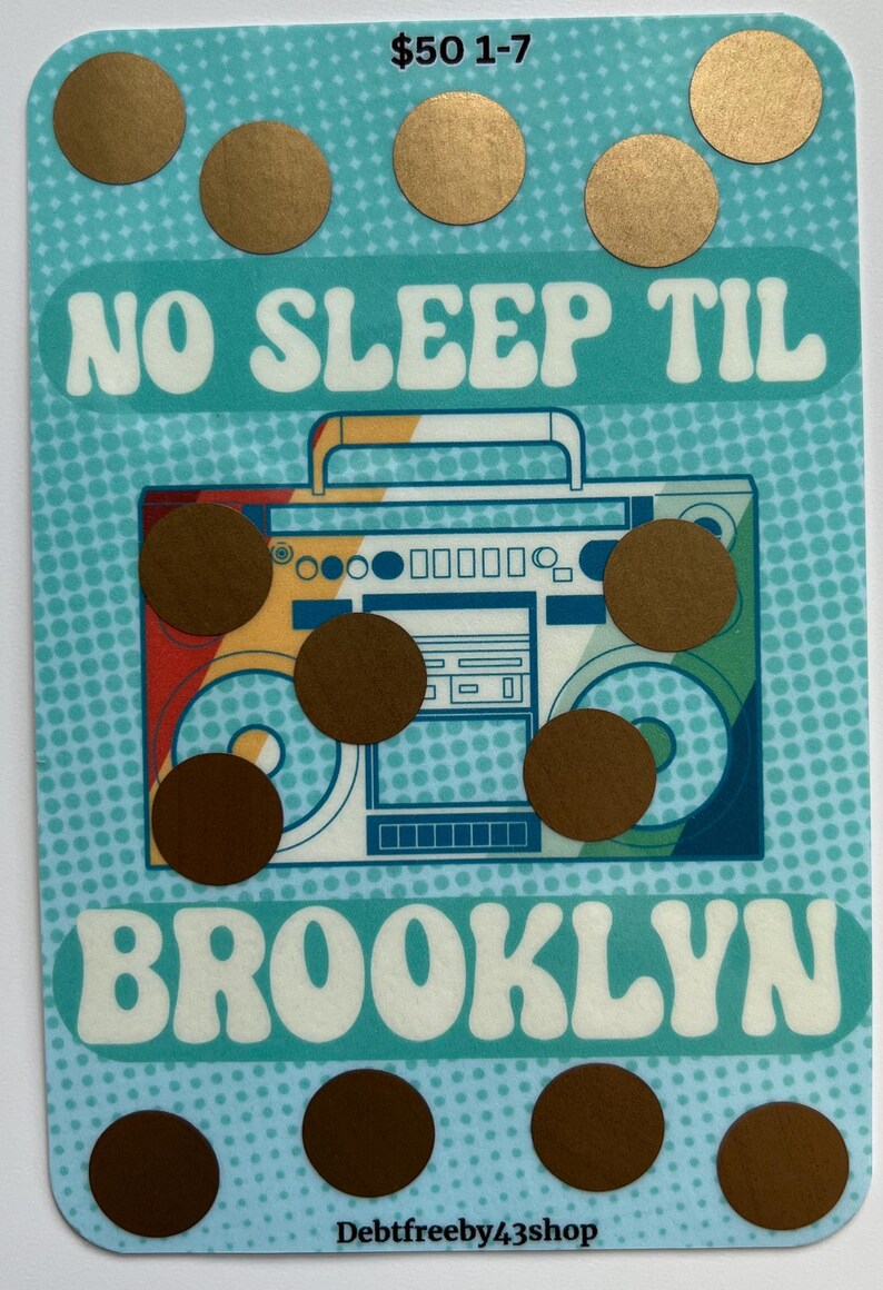 90s Nostalgia Mix Tape Scratch off Savings Challenges Series 4x5 ...