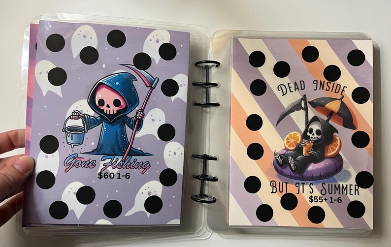 Spooky Szn Savings Challenge Book, 20 A5 Sized Scratch off Savings ...
