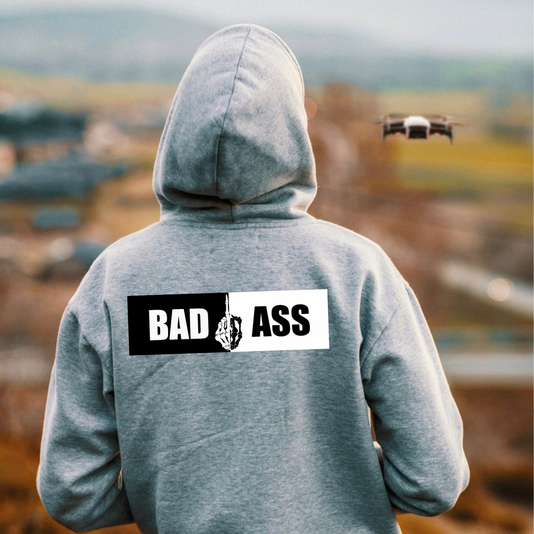 Bad Ass Skeleton Black and White Instant Digital Download PNG - Etsy