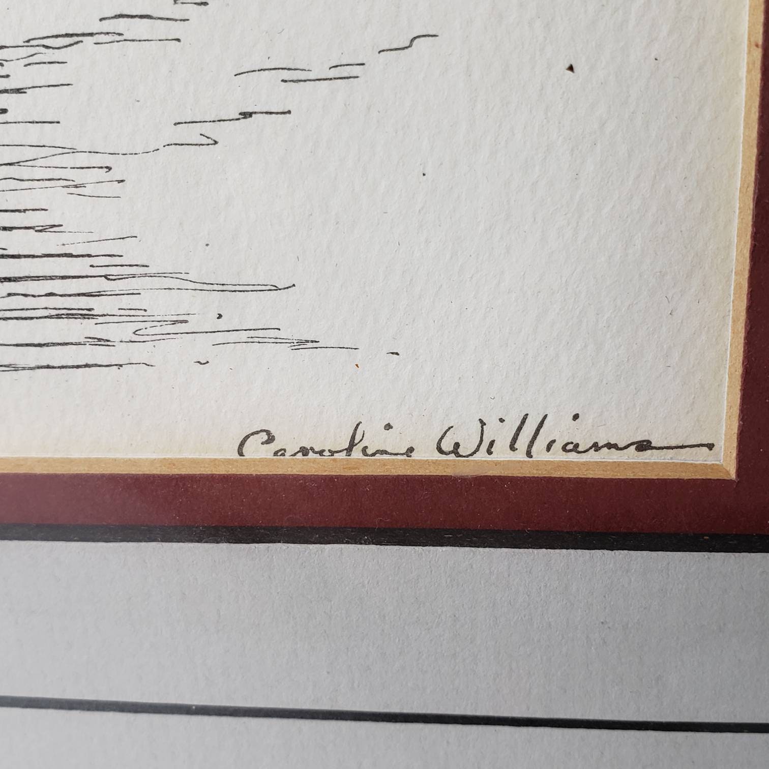 Caroline Williams Cincinnati Riverfront Fountain Square Sketch Print ...