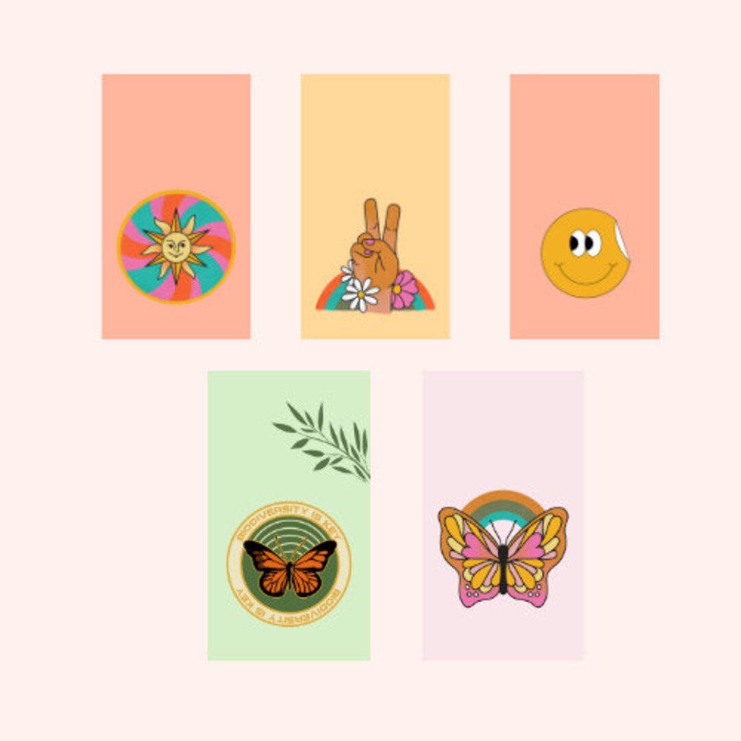 Retro Phone Wallpaper Bundle Download - Etsy