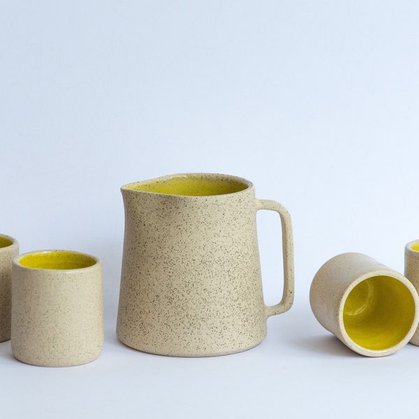 Ceramic Pitcher Set - Etsy
