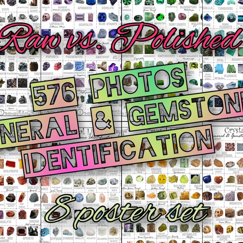 Gemstone Chart Poster - Etsy