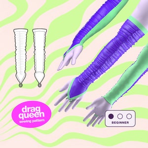 Finger Loop Glove Pattern - Etsy