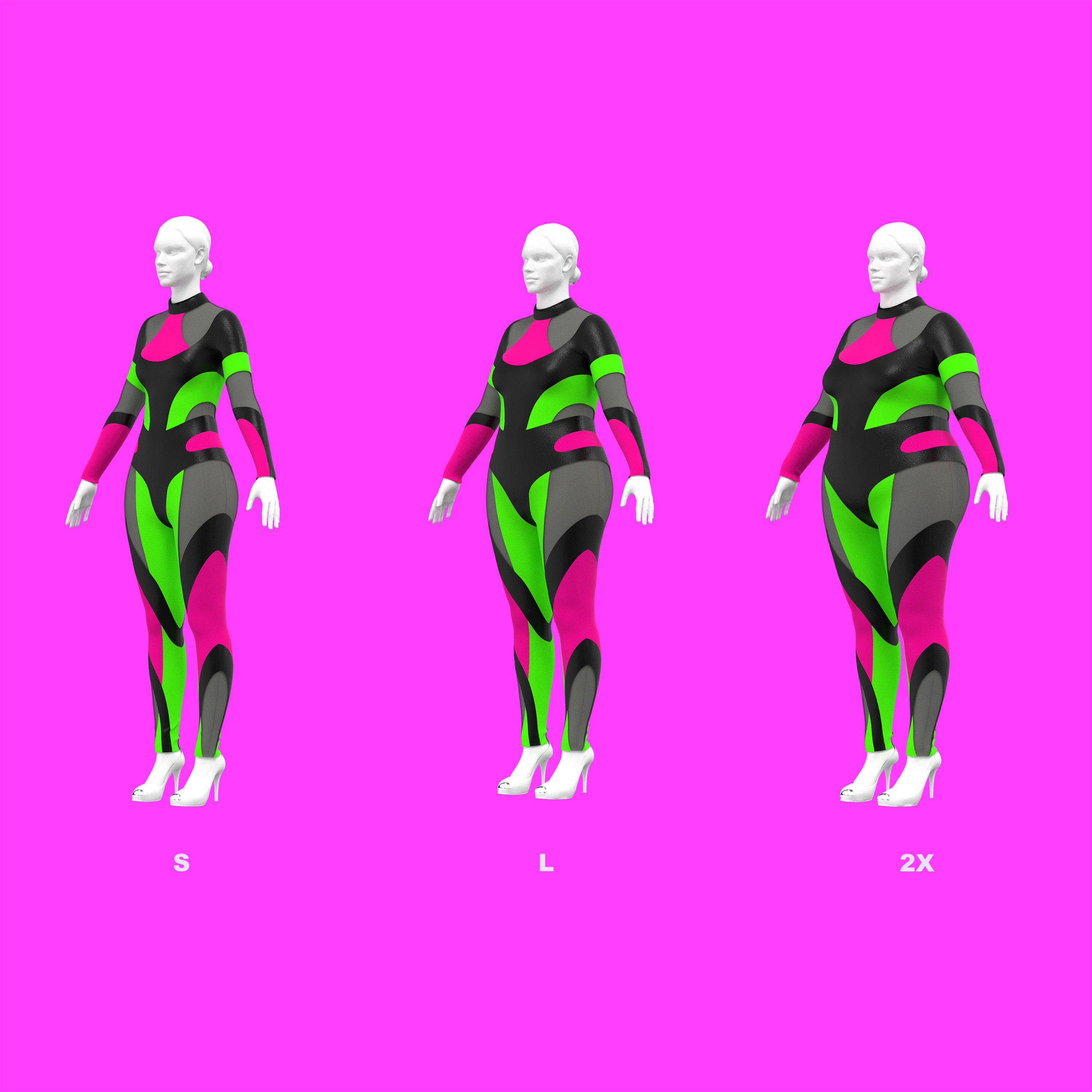 Paneled Full Bodysuit Sewing Pattern sizes S 4X PDF - Etsy UK