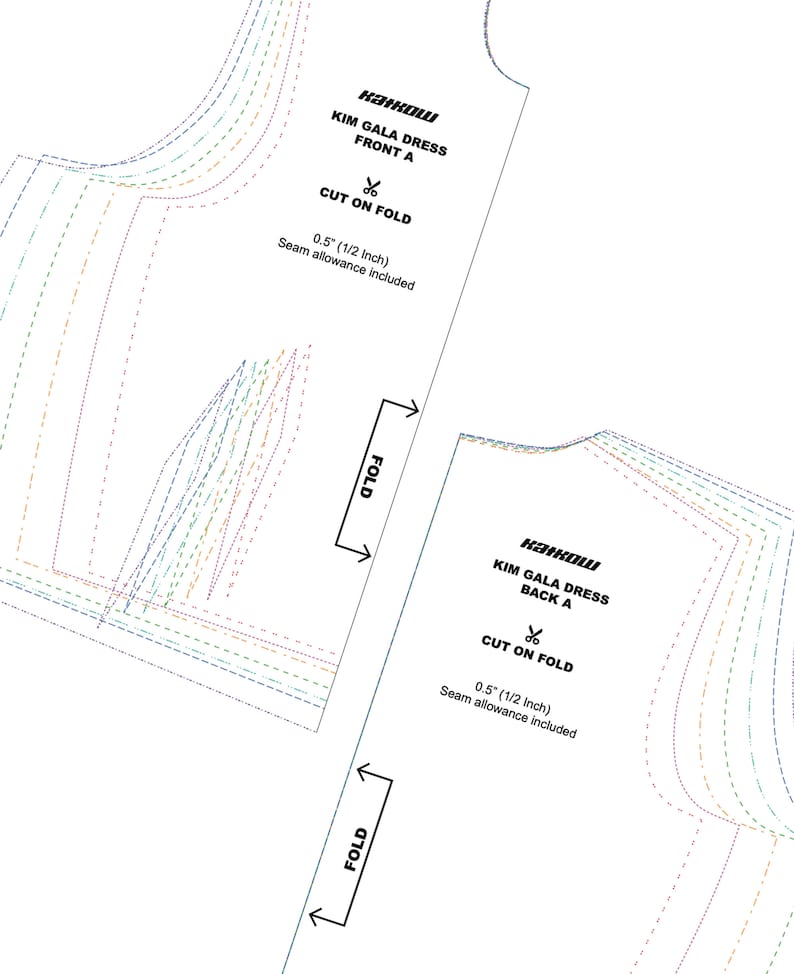 Custom Pattern Sewing Pattern // ONE SIZE // Digital PDF - Etsy