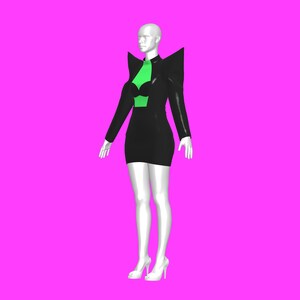 Alien Top and Mini Dress Sewing Pattern (sizes S - 4X) - PDF DOWNLOAD ...