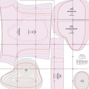 Shapewear Hip Pads Sewing Pattern (sizes XS-2X) Drag Queen Stretch ...