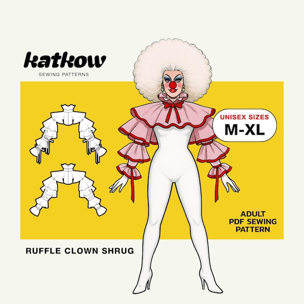 Clown Ruffle - Etsy