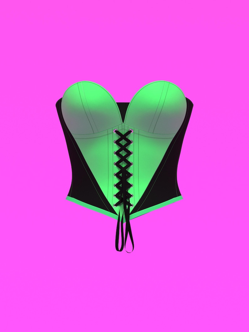 Heart Corset Top (L-2XL) Sewing Pattern for Drag Queens - Etsy