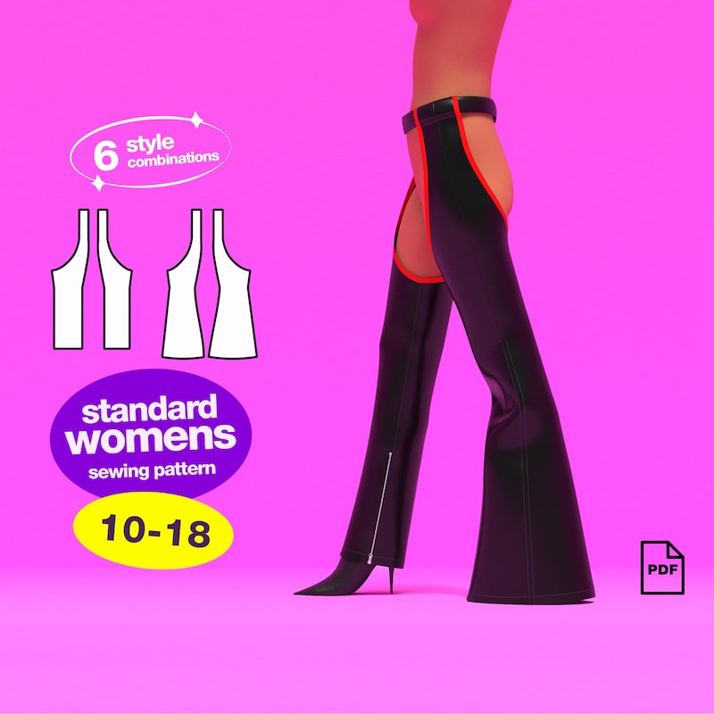 Chaps Pattern - Etsy