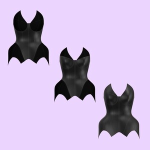 Bat Overbust Corset (size XS-L) Sewing Pattern PDF for Drag Queens ...
