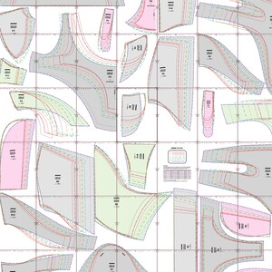 Paneled Full Bodysuit Sewing Pattern (sizes XS - 4X) - PDF DOWNLOAD ...