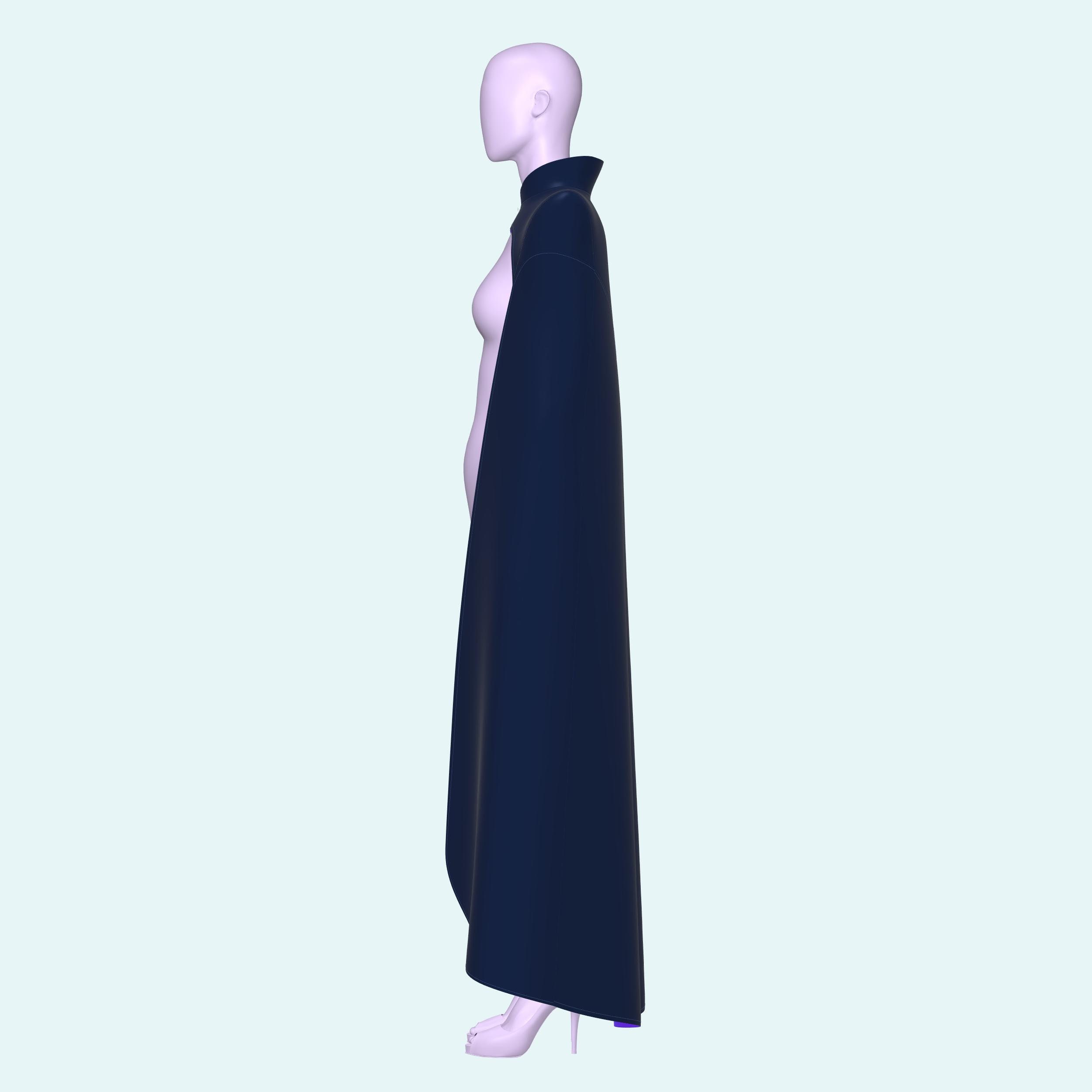 Pointed Shoulder Cape Sewing Pattern (sizes XS-4X) - PDF - Drag Queen ...