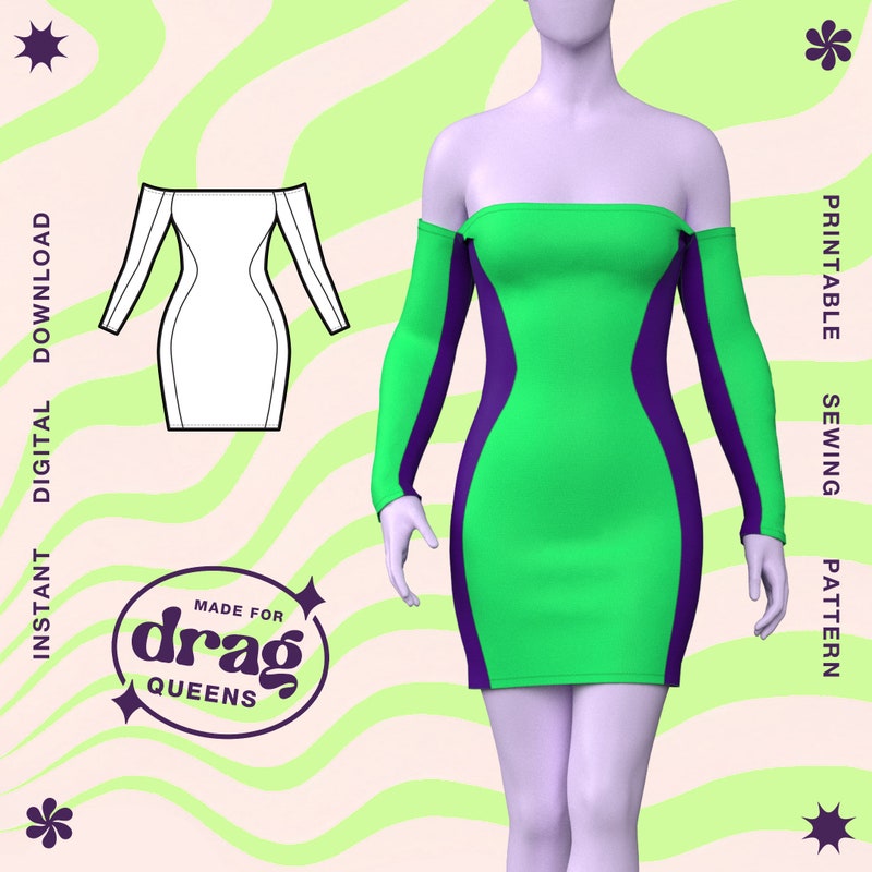 Emo Dress Pattern - Etsy