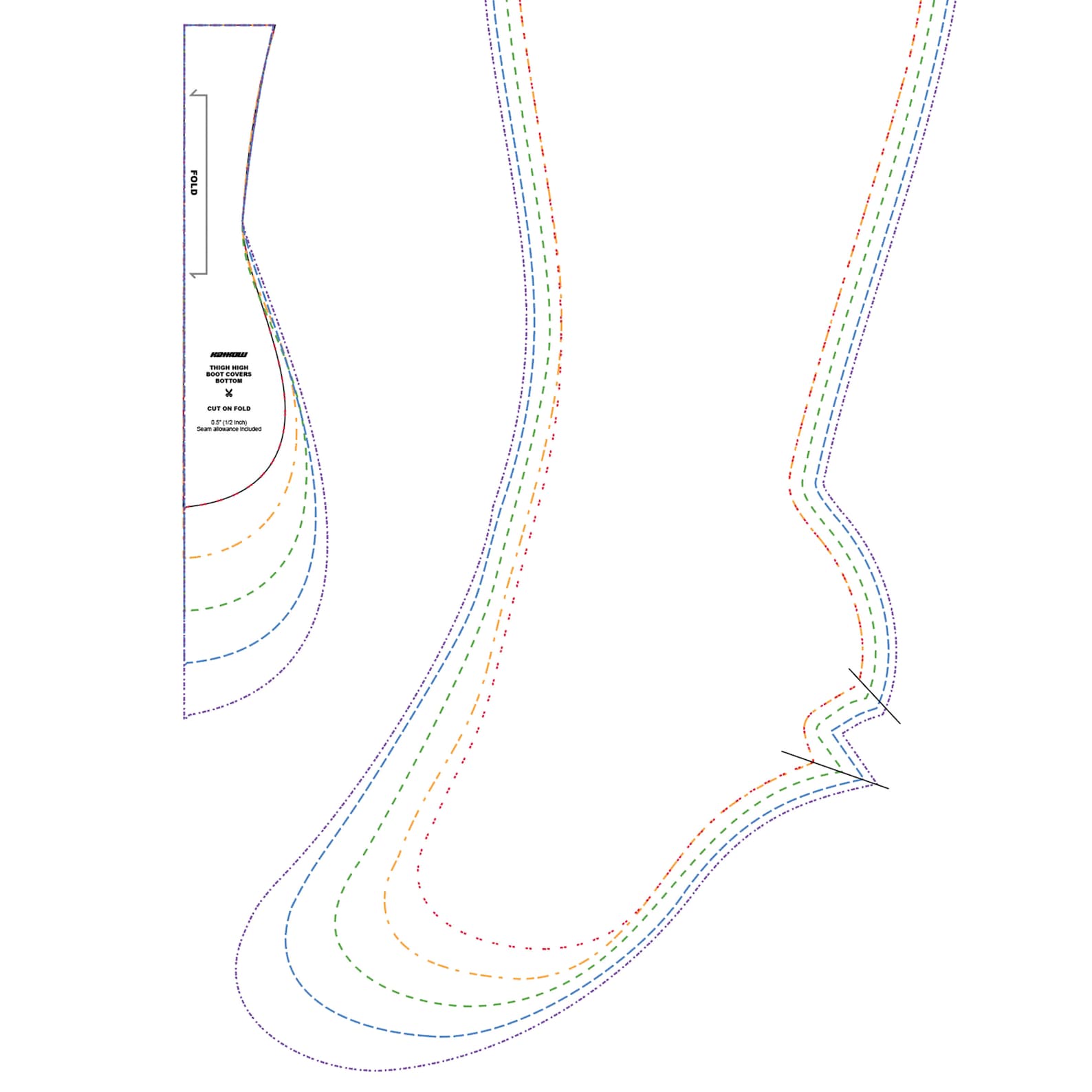 Platform Heel Boot Cover Sewing Pattern one Size PDF - Etsy