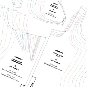 Custom Pattern Sewing Pattern // ONE SIZE // Digital PDF - Etsy