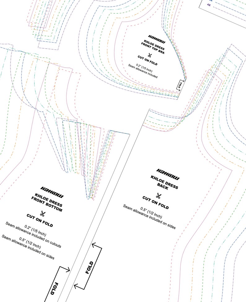 Custom Pattern Sewing Pattern // ONE SIZE // Digital PDF - Etsy