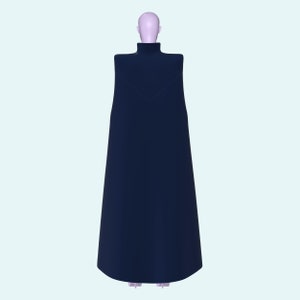Pointed Shoulder Cape Sewing Pattern (sizes XS-4X) - PDF - Drag Queen ...