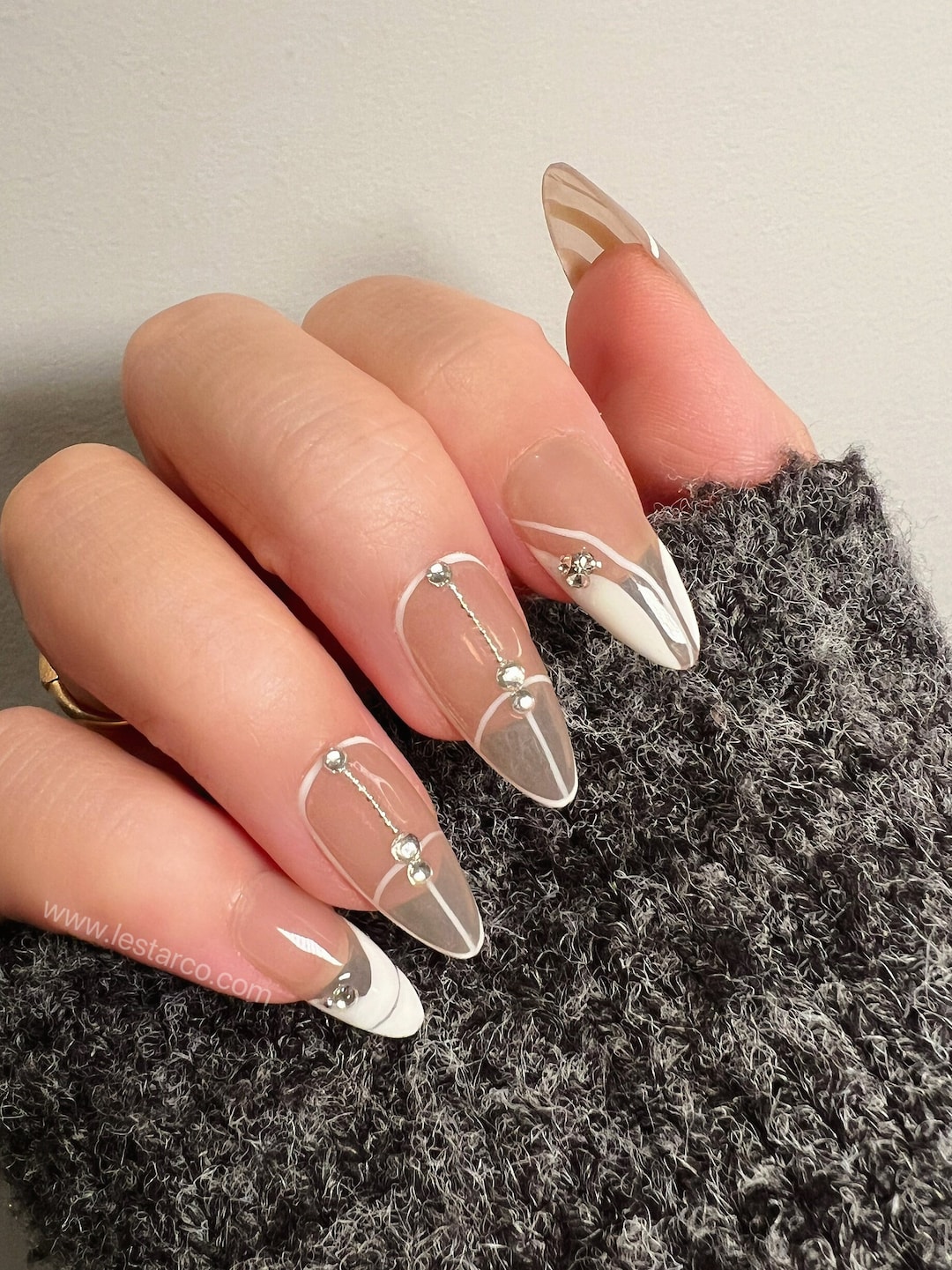 Handmade Press on Chandelier Gel Acrylic Nails 4for3 Timed Offer - Etsy