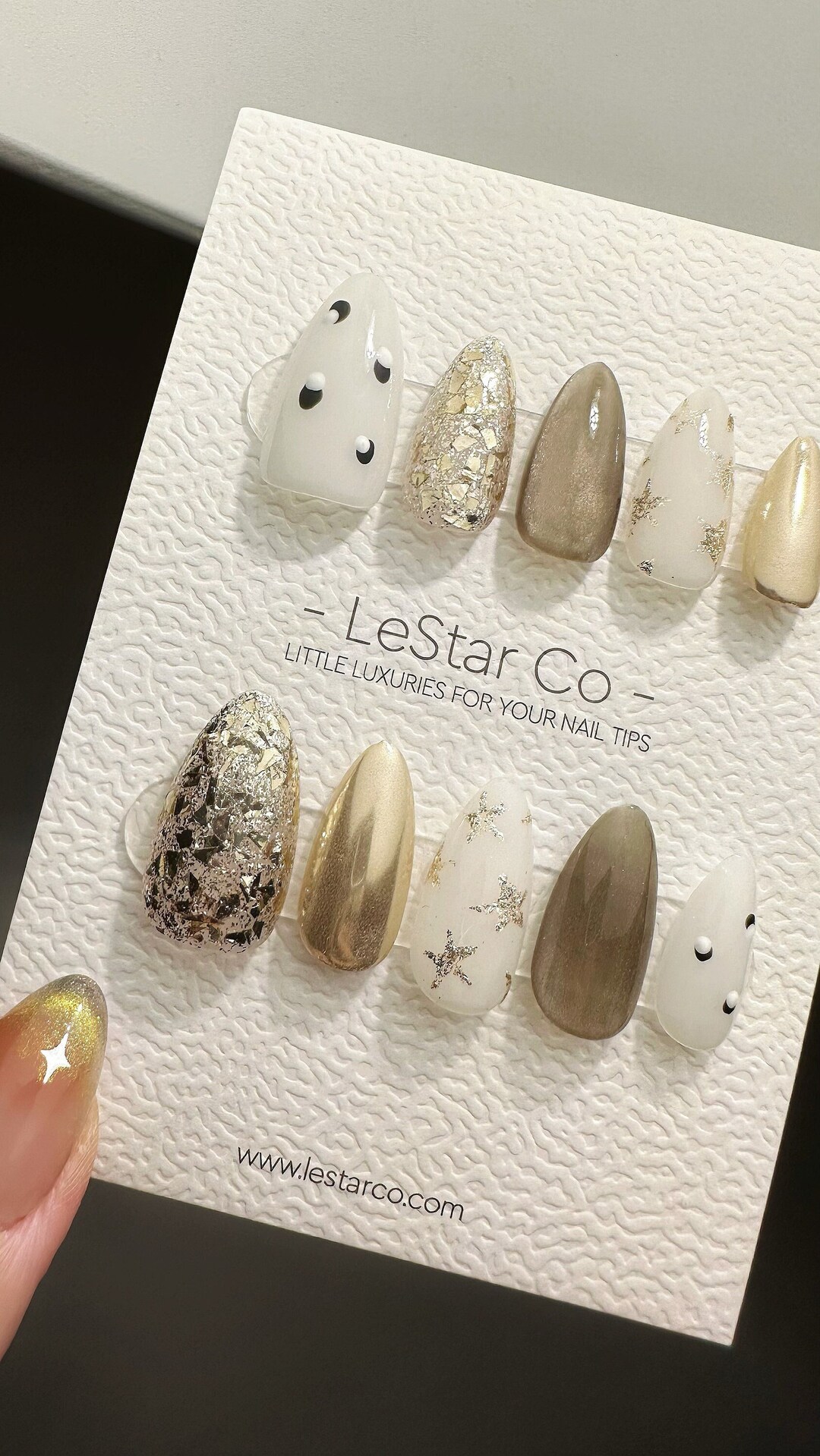 Reusable the TV Star| Premium Press on Nails Gel | Fake Nails | Cute ...