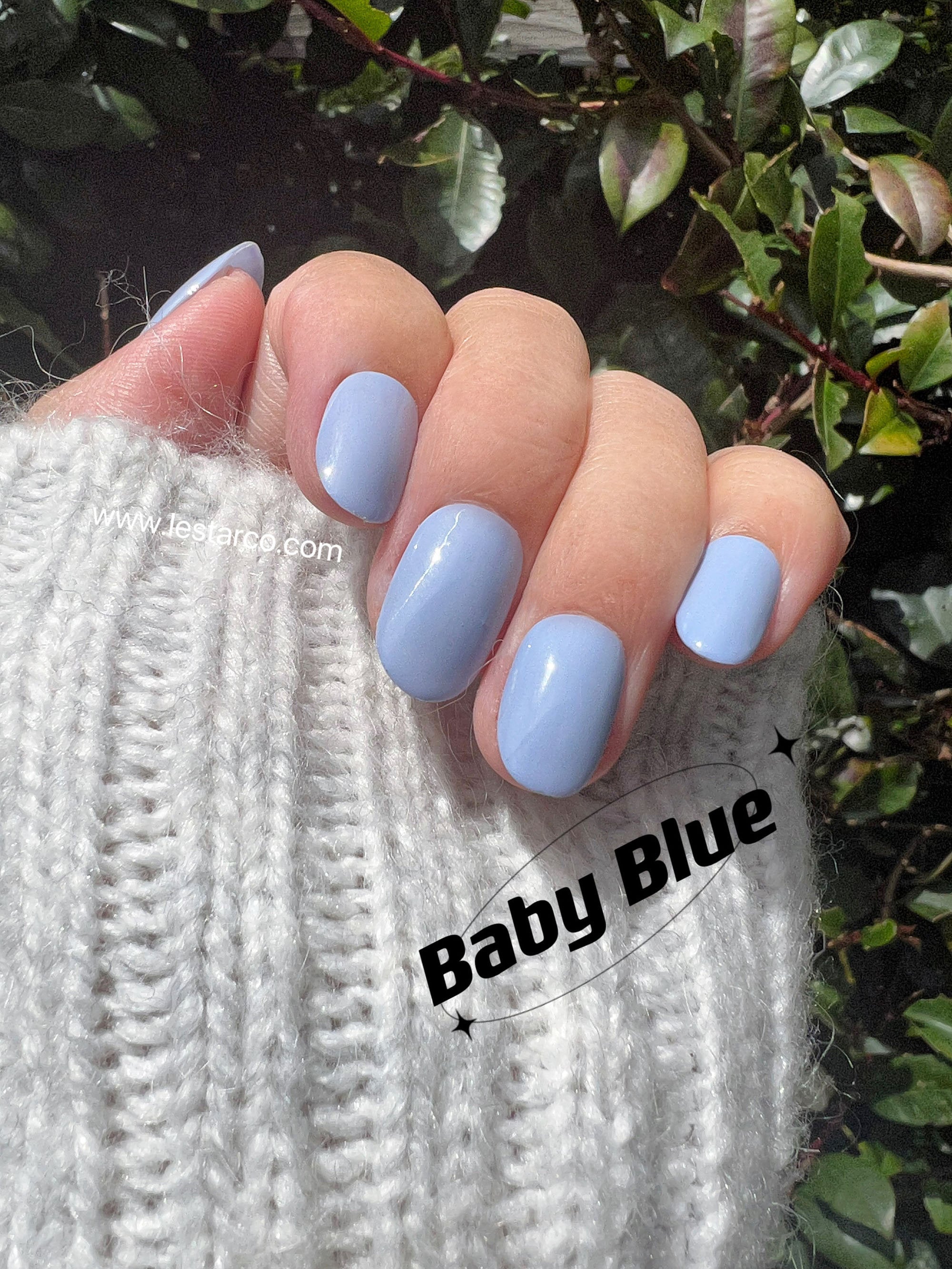 Pastel Blue Nail Polish