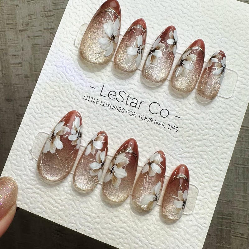 Gel X Fall Nails - Etsy UK