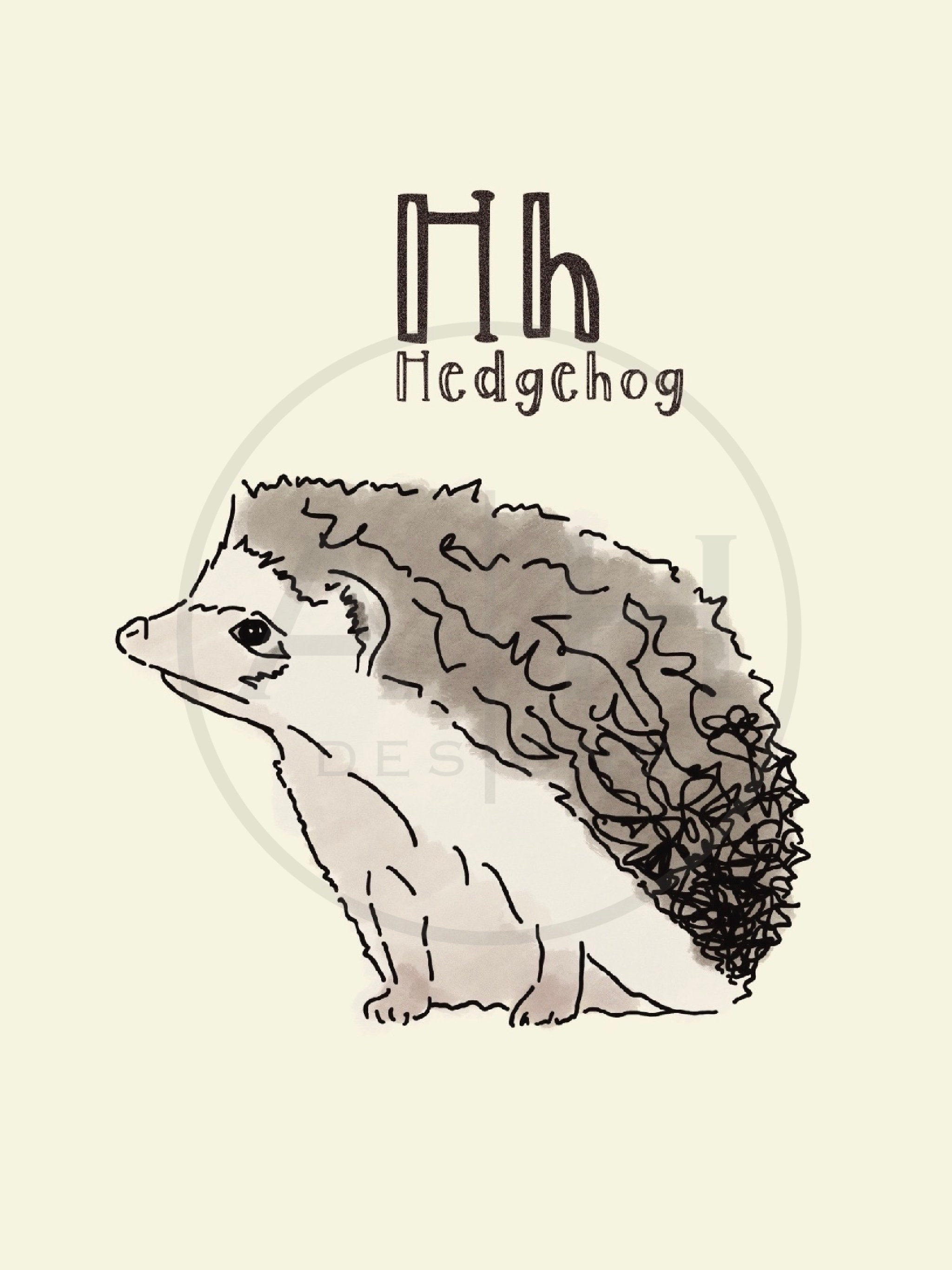 Woodland Alphabet Poster - Etsy