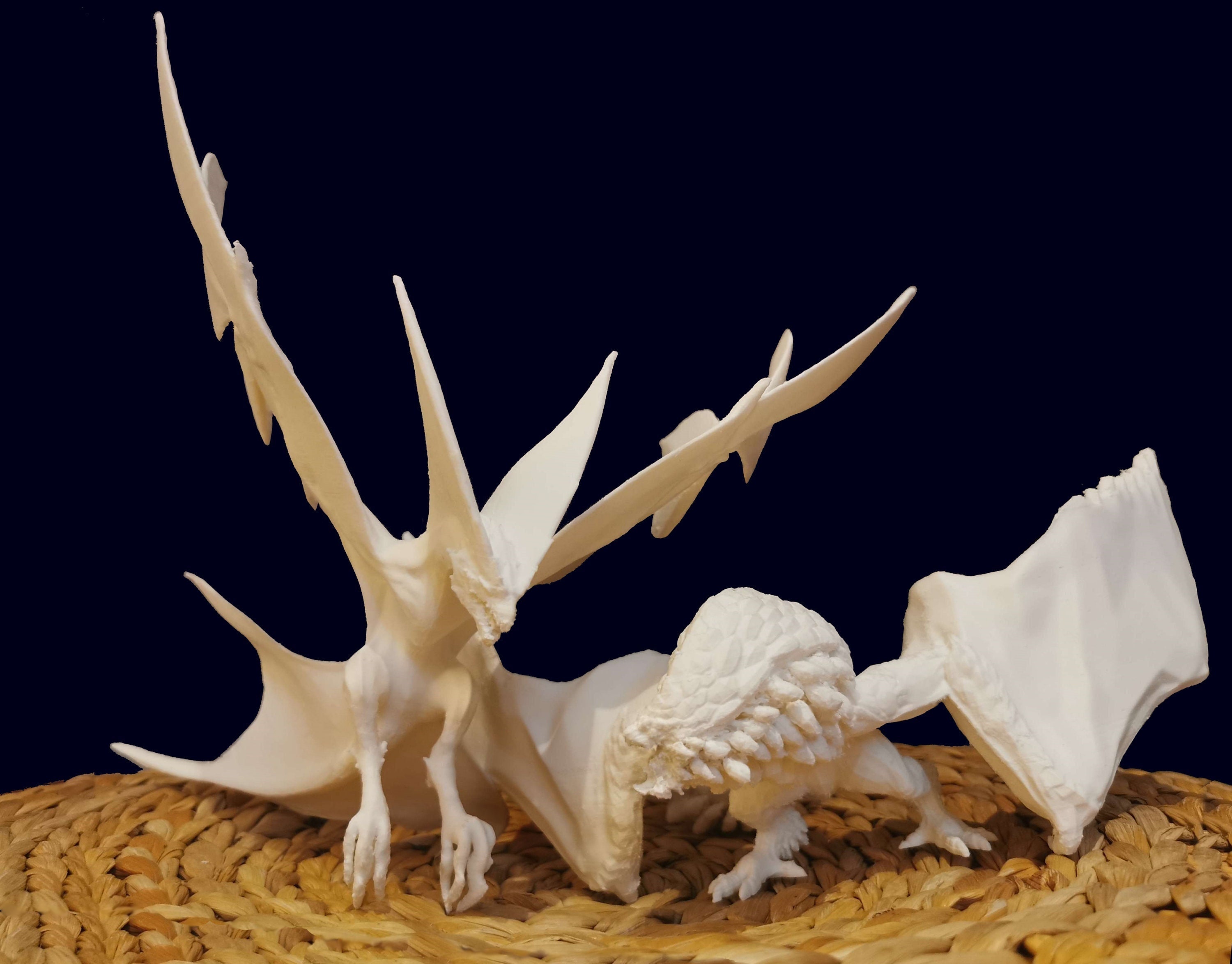 Legiana / Bazelgeuse 10-50cm Mini Monster Hunter World White / - Etsy