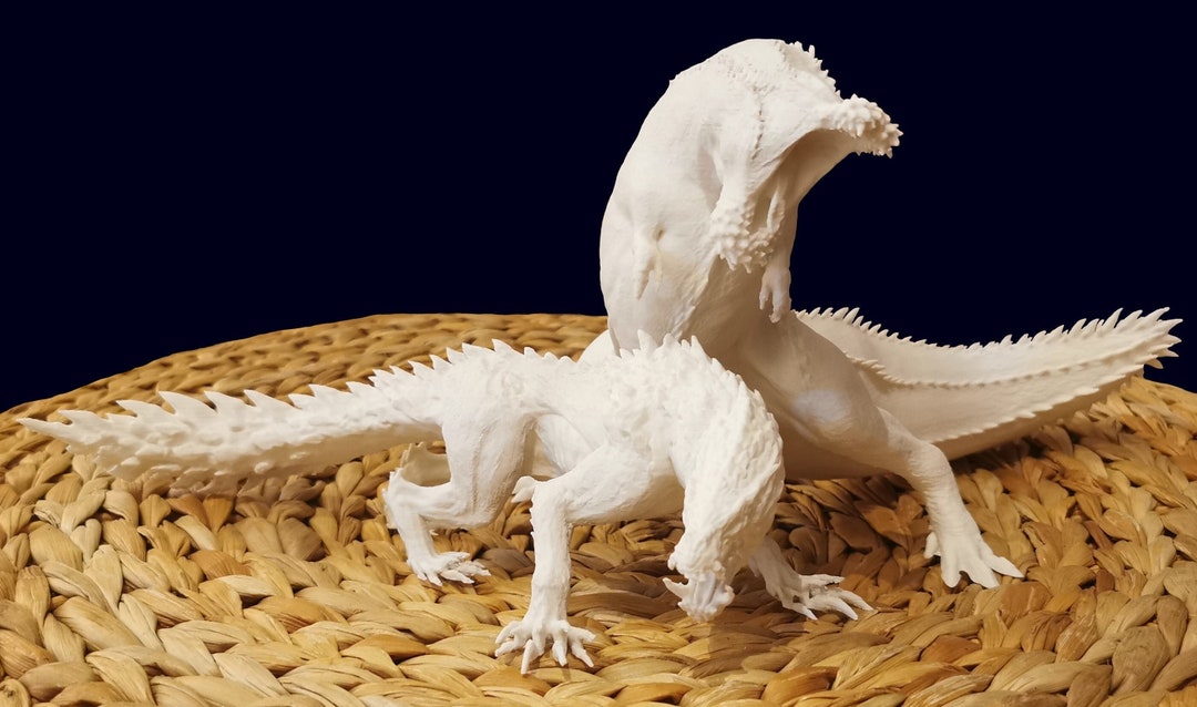 Odogaron / Deviljho 10-50cm Mini Monster Hunter World White / Self ...