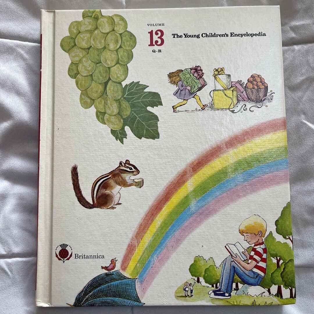 1977 the Young Childrens Encyclopedia Volume 13 by Britannica - Etsy