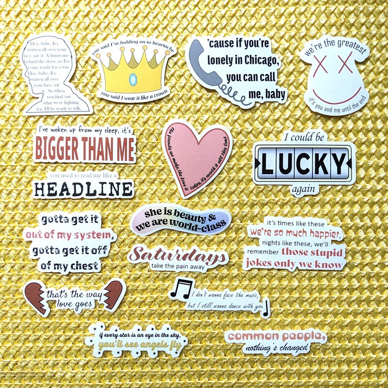 One Direction Stickers - Etsy