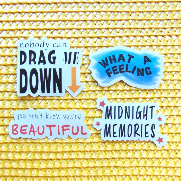 One Direction Stickers - Etsy