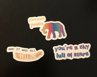 Stickers Coldplay | Etsy