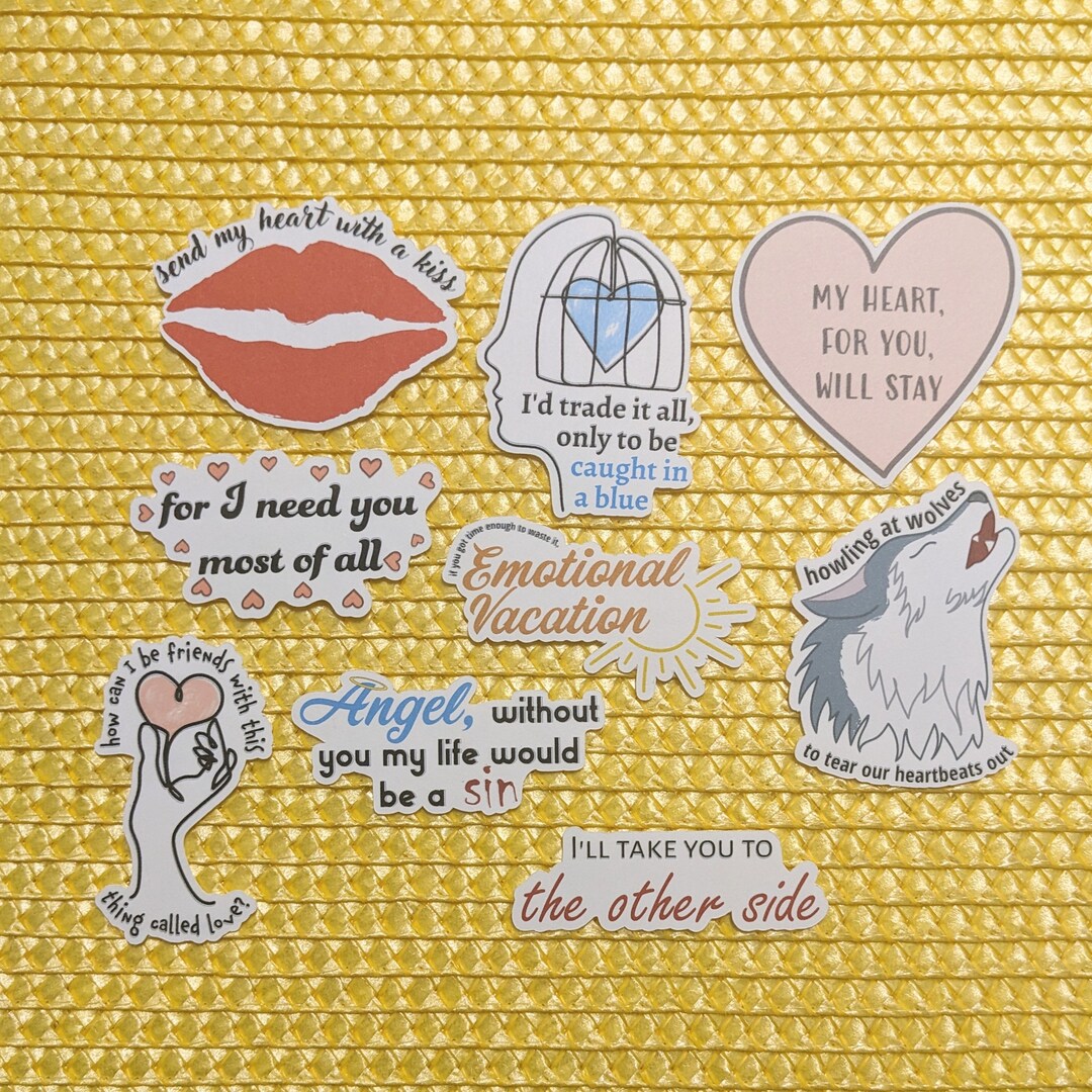 Stephen Sanchez Stickers Angel Face Club Deluxe Album Howling Wolves ...