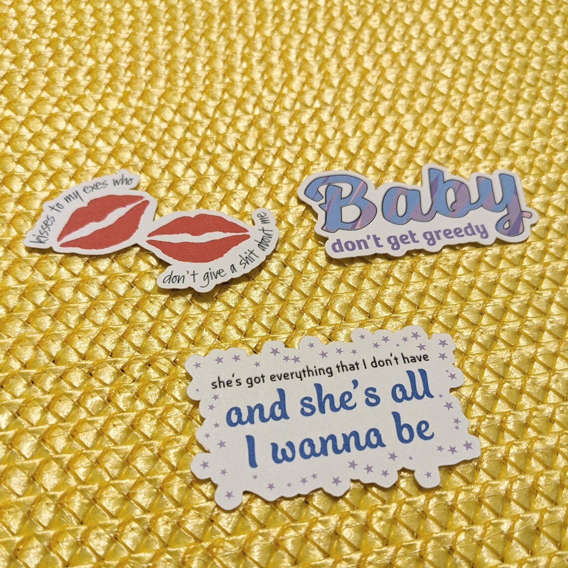 Tate Mcrae Stickers Think Later I Used to Think I Could Fly Greedy Exes ...