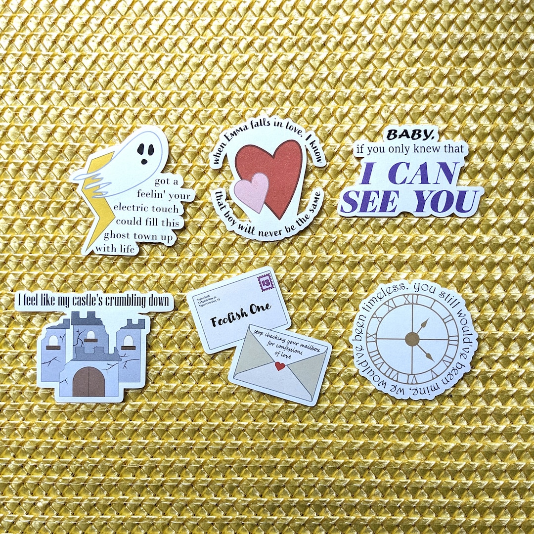 Taylor Swiftie Stickers Speak Now Album Taylor Version From Vault Songs ...