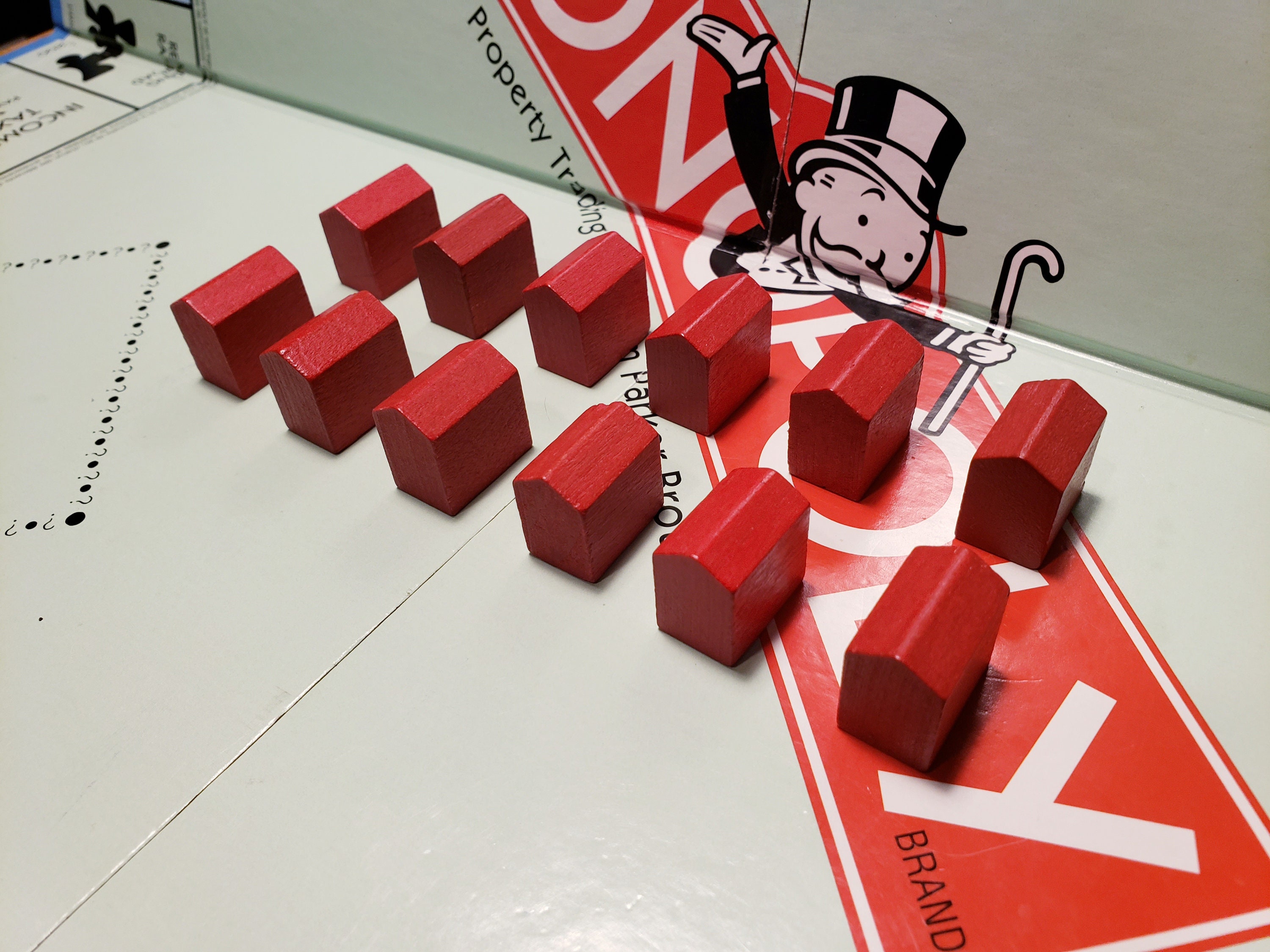 MONOPOLY DELUXE EDITION Wood Hotels - Etsy