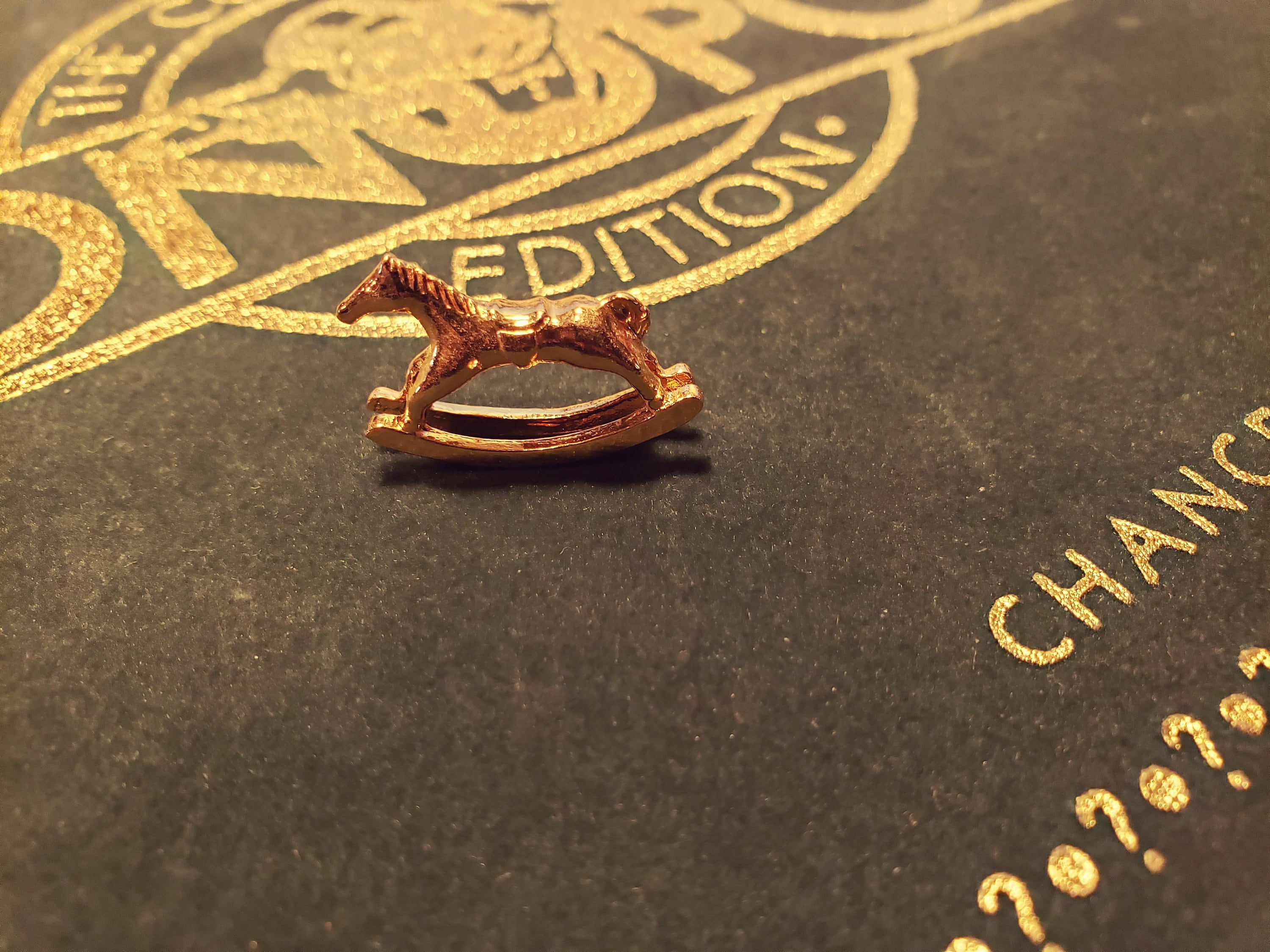 1991 FRANKLIN MINT MONOPOLY Gold Rocking Horse Token - Etsy