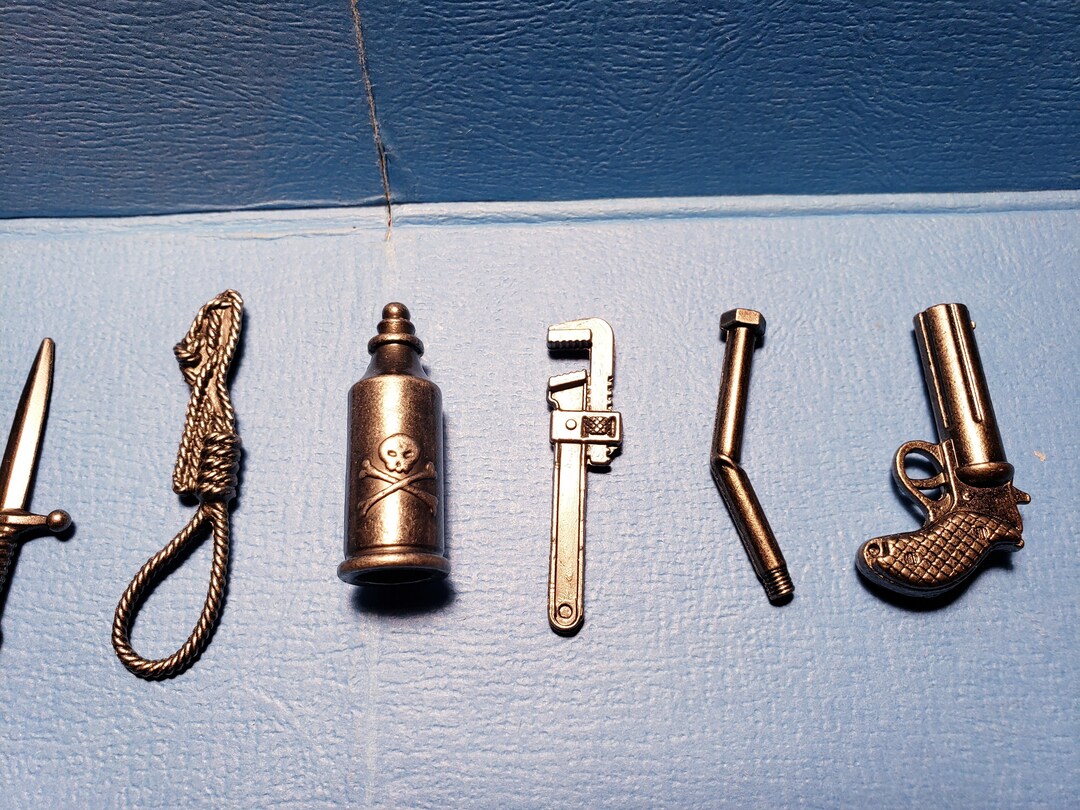 Full Set Clue Weapons SILVER LINE EDITION - Etsy