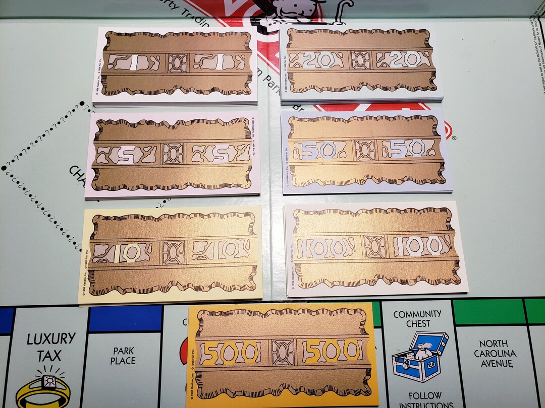Monopoly STAR TREK Next Generation Money Stack Rare - Etsy
