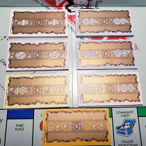 Monopoly STAR TREK Next Generation Money Stack Rare - Etsy